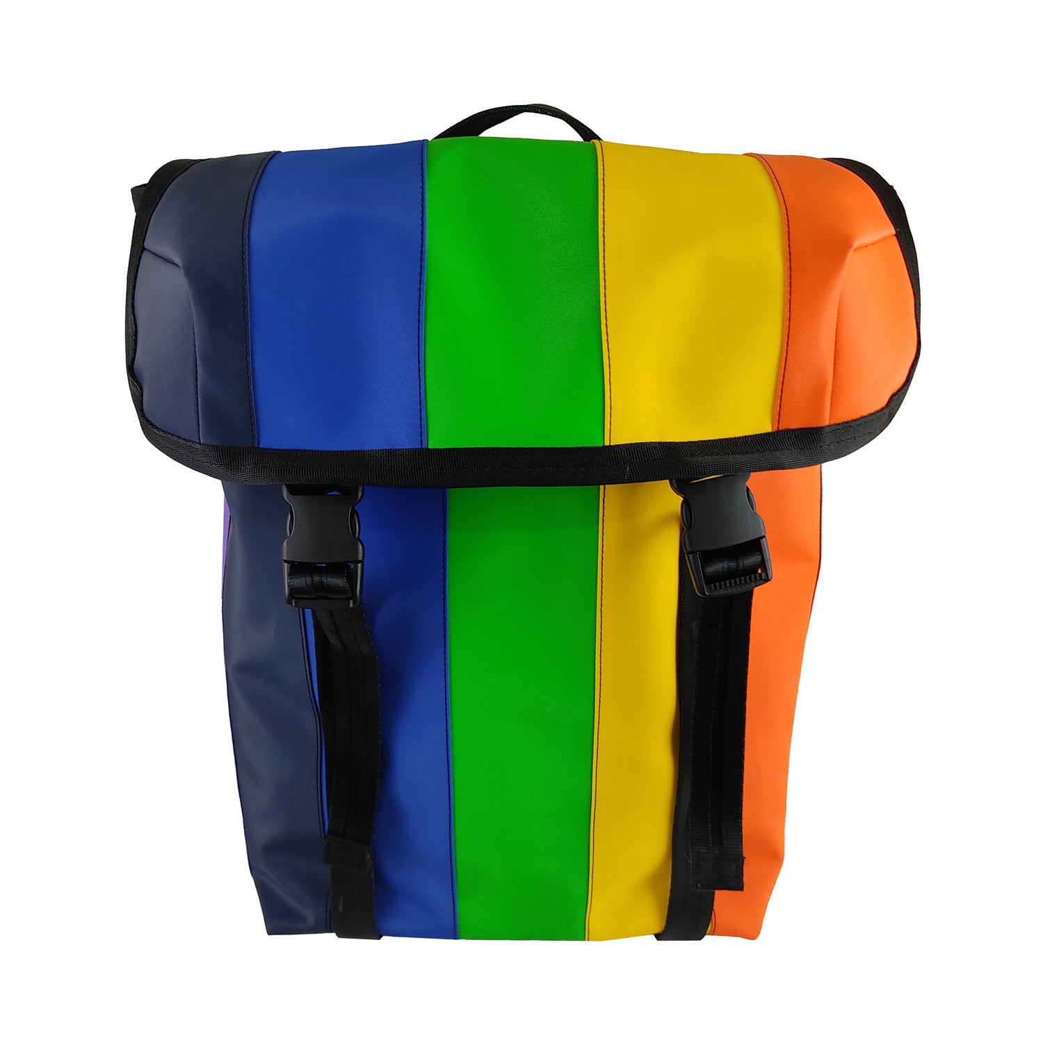 Pride Fausto Backpack in Ex-Bouncy Castle & Rescued Car Seat Belts [15
